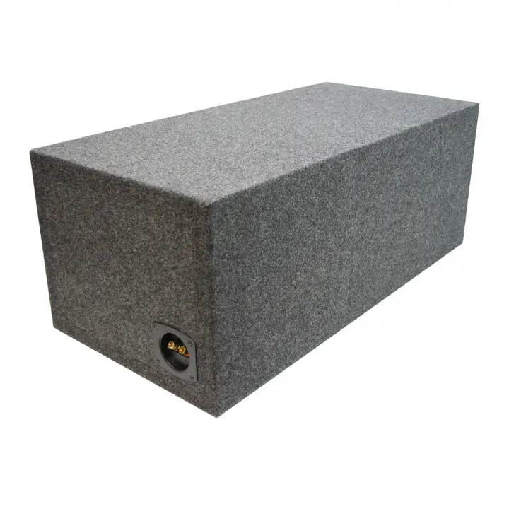 Car Audio Dual 10" Vented Square Sub Box Enclosure fits Kicker L7 Subwoofer