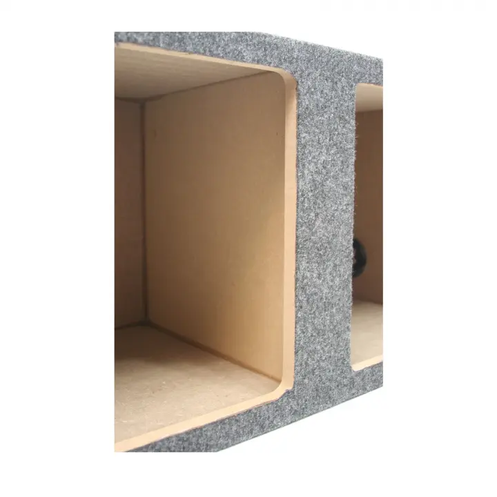 Car Audio Dual 12" Sealed Square Sub Box Enclosure fits Kicker L7 Subwoofer