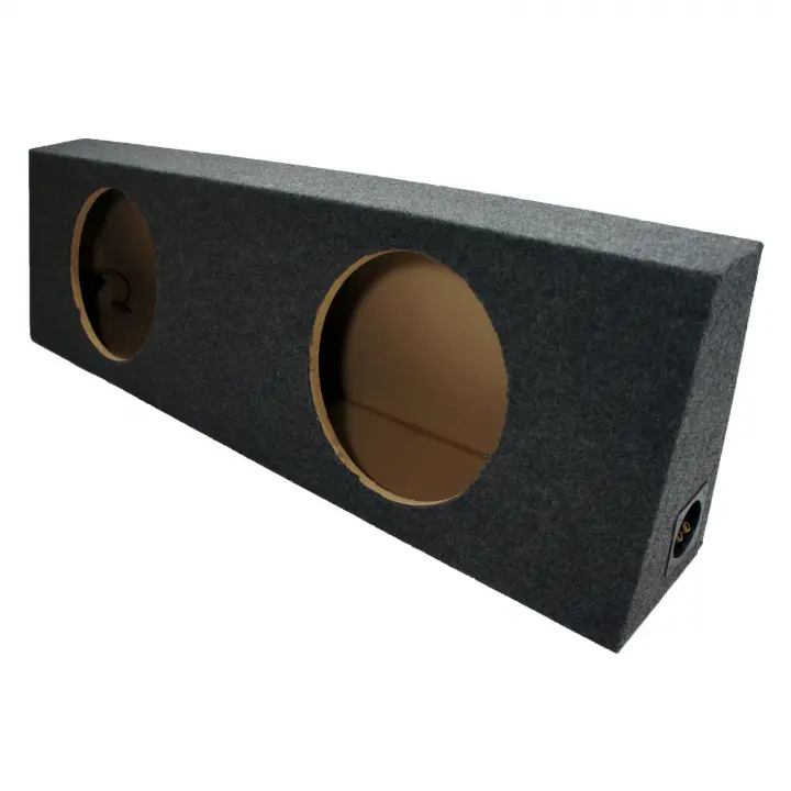 Dual 12" Subwoofer Regular Standard Cab Truck Sub Box Enclosure 5/8 ...