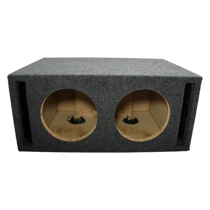 Car Audio Dual 8" SPL Bass Subwoofer Labyrinth Vent Sub Box Stereo ...