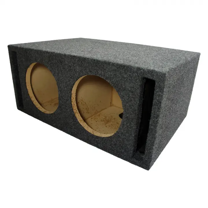 Car Audio Dual 8" SPL Bass Subwoofer Labyrinth Vent Sub Box Stereo ...