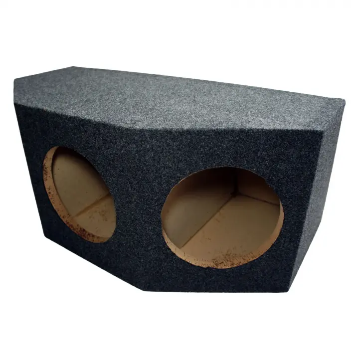 Car Audio Triple 12" Sealed Subwoofer Rear Angle 3 Sub Box Stereo Enclosure
