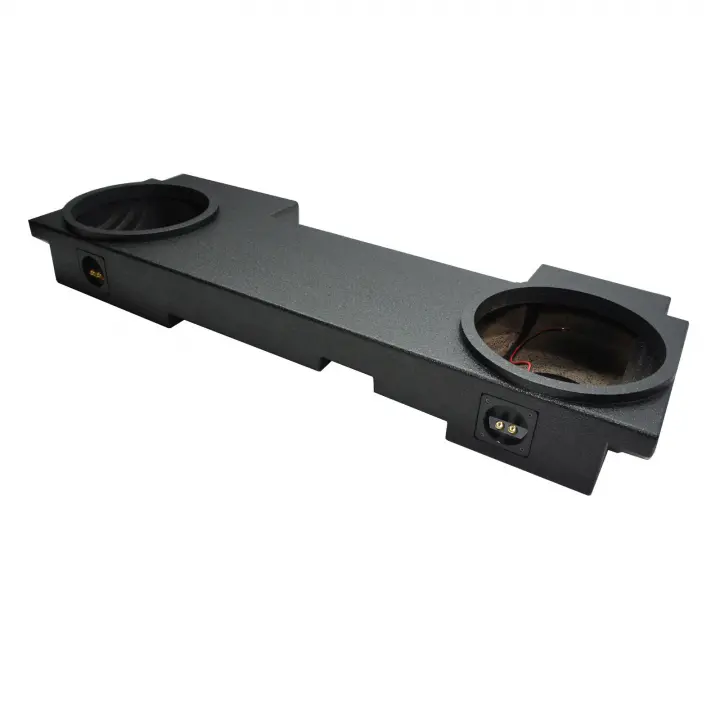 Fits Chevy Avalanche 02-13 Custom Dual 12" Sub Box Enclosure -Rhino Coated