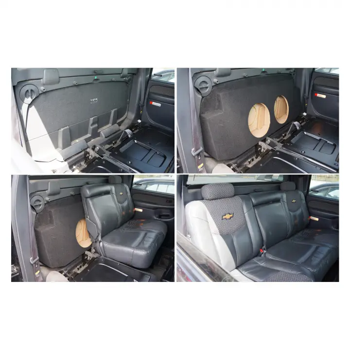 2002-2013 Chevy Avalanche Sealed Dual 10" Sub Box Car Audio Subwoofer ...