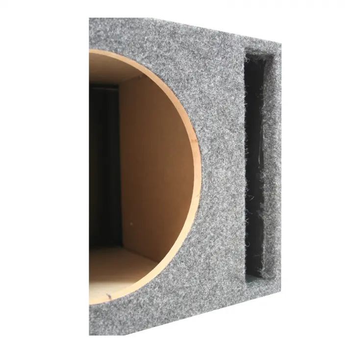 Car Audio Single 10" Vented Subwoofer Stereo Sub Box Ported Enclosure 3 ...
