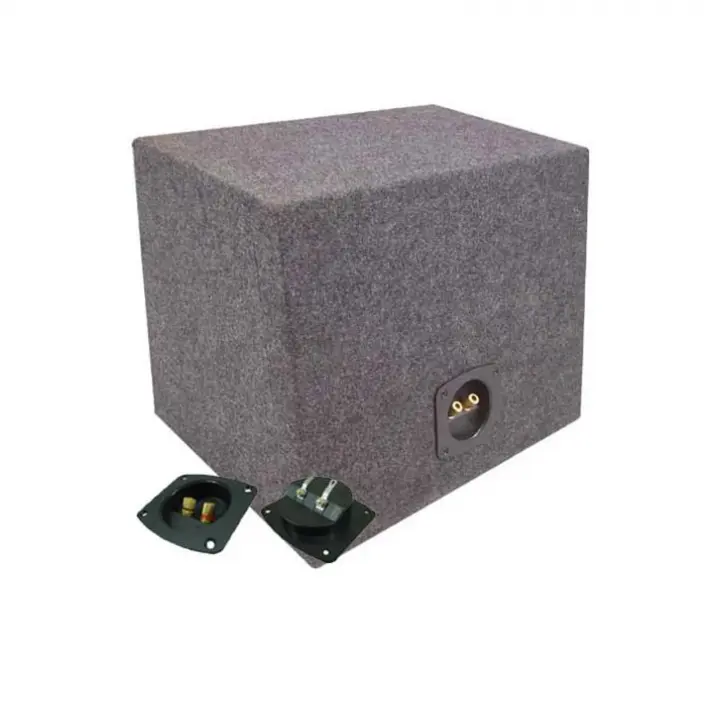 Car Audio Single 15" Sealed Subwoofer Rear Angle Sub Box Enclosure 5/8 ...