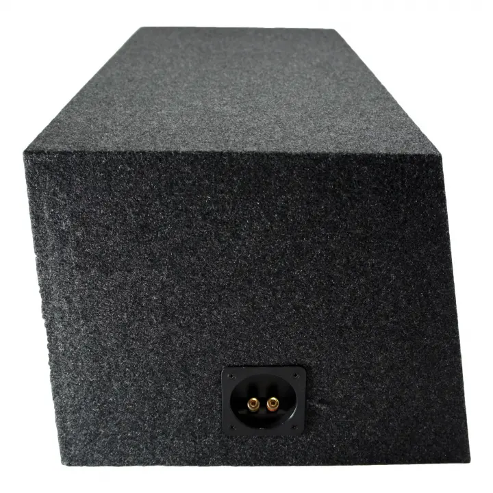 Car Audio Dual 10" Sealed Subwoofer Rear Angle Sub Box Enclosure 5/8 ...