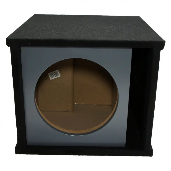 Car Audio Single 12" Slot Vented Paintable Baffle Stereo Sub Box Enclosure
