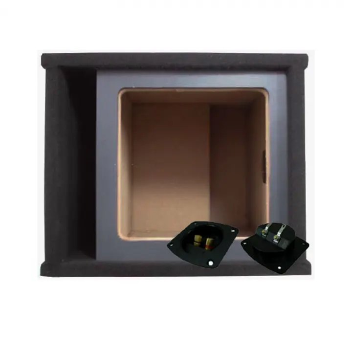 Car Audio Single 10" Vented Square Paintable Sub Box fits Kicker L7 ...