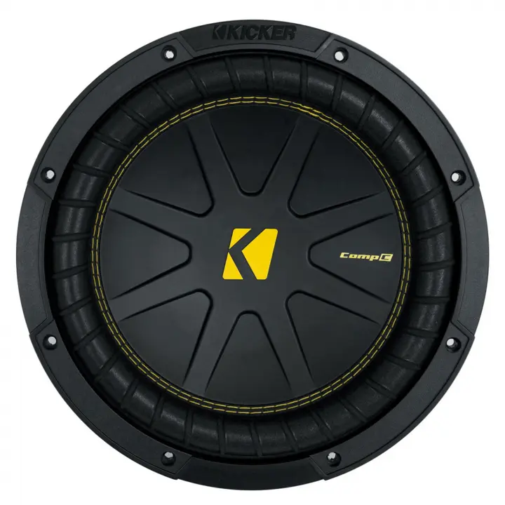 Kicker 50CWCS84 CompC 8 Inch Single 4 Ohm Voice Coil SVC Increased ...