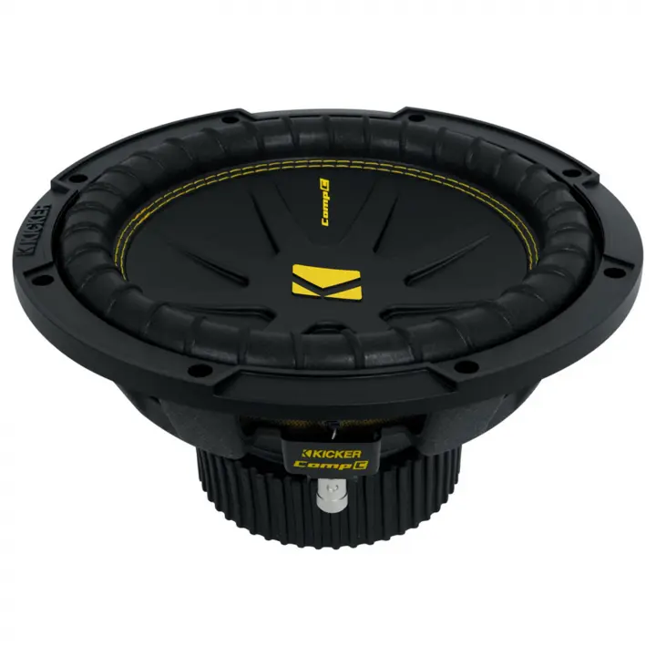 Kicker 50CWCS84 CompC 8 Inch Single 4 Ohm Voice Coil SVC Increased ...