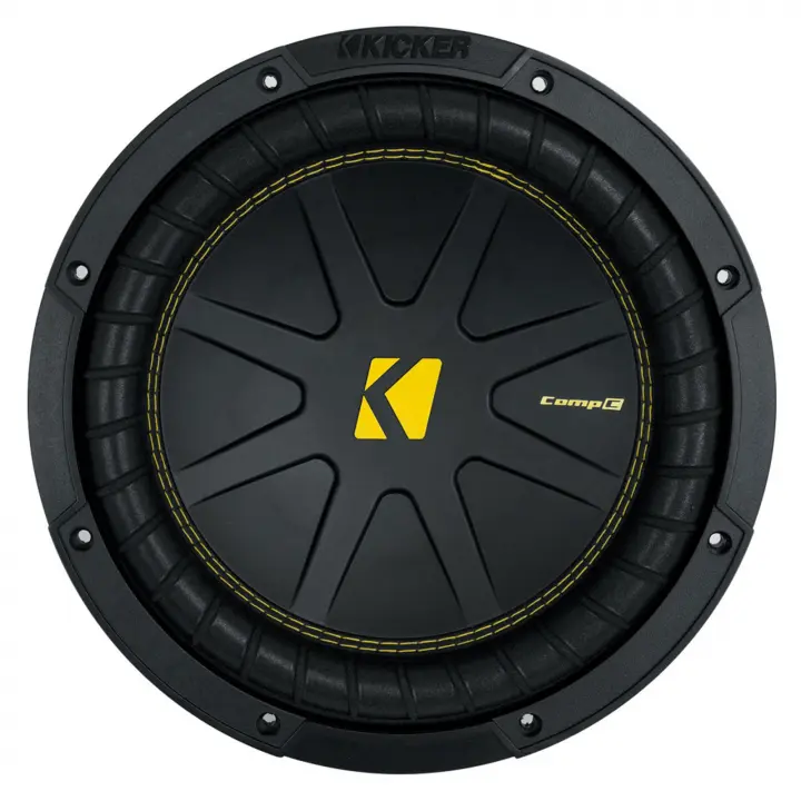 Kicker 50CWCS104 CompC 10 Inch Single 4 Ohm Voice Coil SVC Increased ...