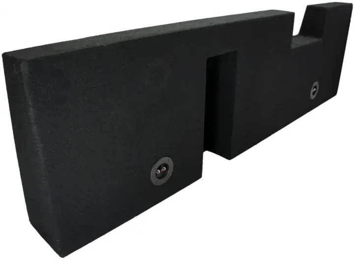 2001-2014 Ford F250 Super Duty Crew Cab Truck Custom Dual 12" Subwoofer ...