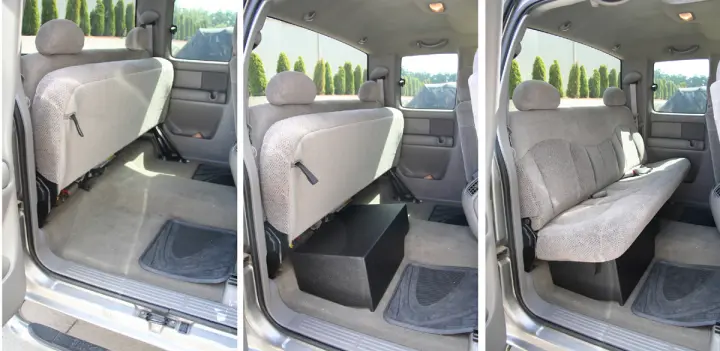 Custom Chevy Silverado 99-06 Extended Cab Subwoofer Box 10"