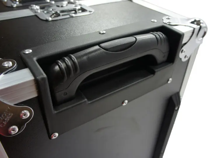 Harmony Cases HCLPHWE Rolling Flight Case Wheels & Handle 100 LP Vinyl ...