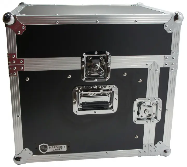 Harmony Cases HCM6U DJ Pro Audio 10U Slant Top 8U Vertical Mixer Rack ...