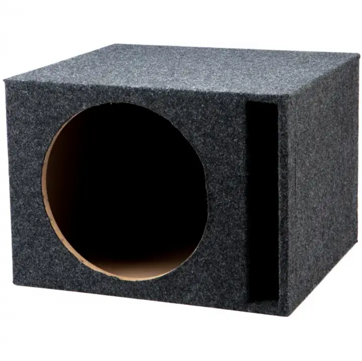 Car Audio Single 12" Vented Subwoofer Stereo Sub Box Ported Enclosure 5 ...