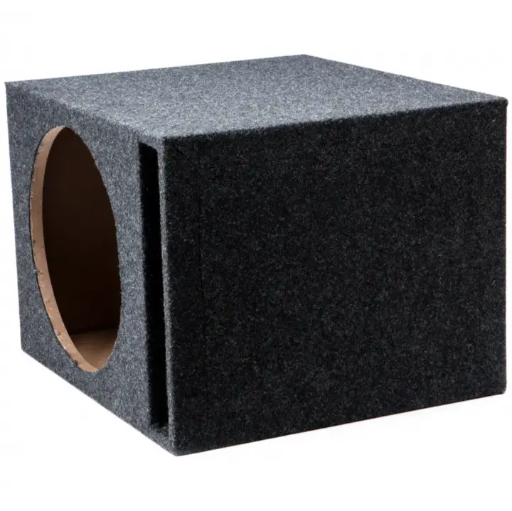 Car Audio Single 12" Vented Subwoofer Stereo Sub Box Ported Enclosure 5 ...