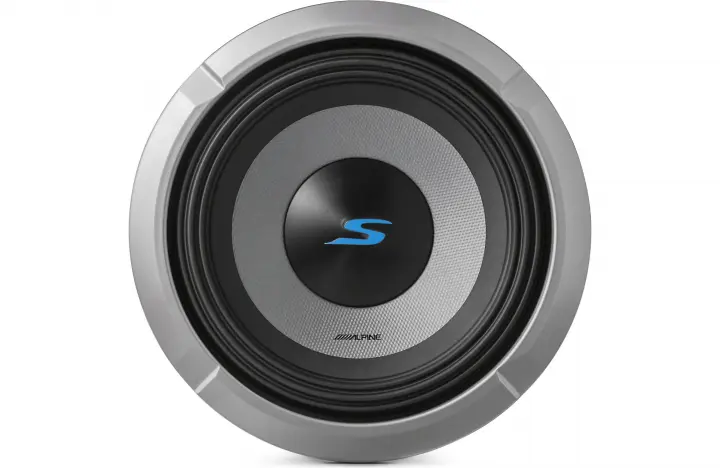 Alpine S2-W8D4 S-Series 300W RMS Dual 4-Ohm Subwoofer for Car Audio ...