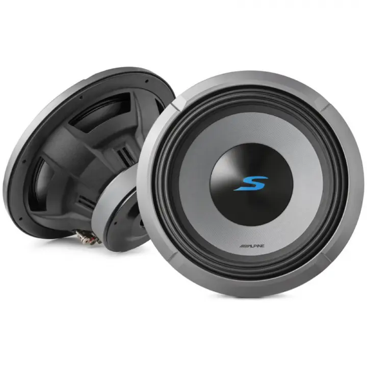 Alpine S2-W12D2 Car Audio Type-S Series Dual 2-Ohm 12 Inch Subwoofer