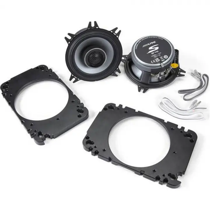 Alpine S2-S40 Car Audio S-Series 45W RMS 2-Way 4 Inch Coaxial Speakers