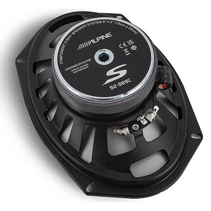 Alpine S2-S69C Car Audio S-Series 85W RMS 2-Way 6x9 Inch Component ...