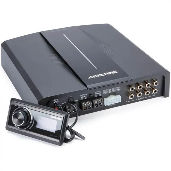 Alpine PXE-C80-88 Car Audio Optim8 8-Channel Hi-Res Car Amplifier with ...