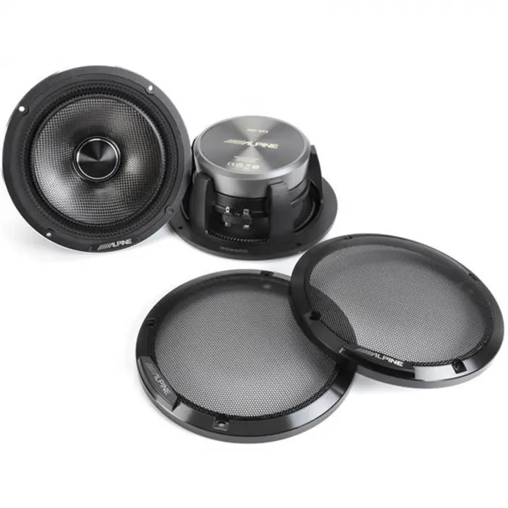Alpine HDZ-653 Car Audio Status Hi-Res Series 100W RMS 6.5 Inch 3-Way Component Speaker System