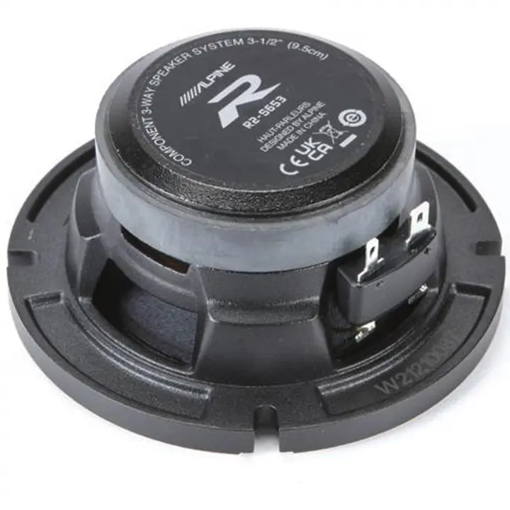 Alpine R2-S653 Car Audio Pro R-Series Hi-Res 6.5 Inch 3-Way Component ...