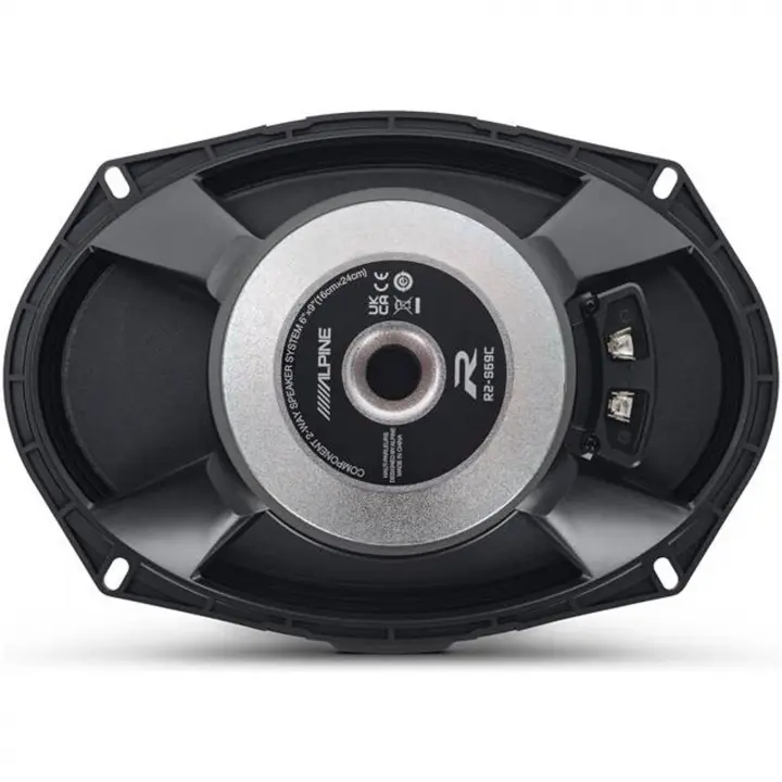 Alpine R2-S69C R-Series 6x9” Hi-Res 2-Way Car Audio Component Speaker ...