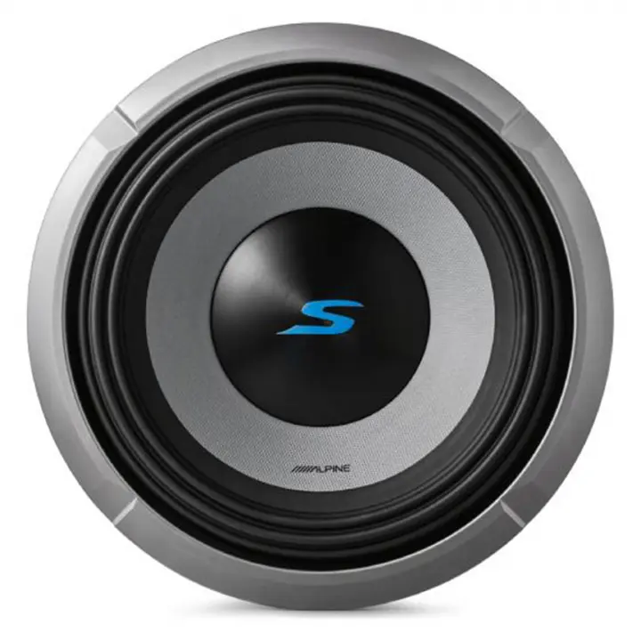 Alpine S2-W10D2 Car Audio Type-S Series Dual 2-Ohm 10 Inch Subwoofer
