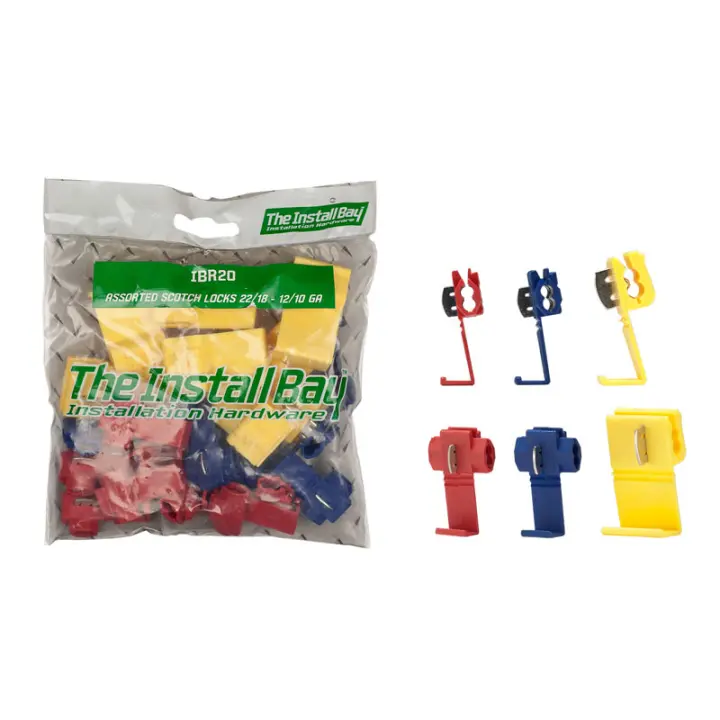 Install Bay IBR20 Assorted Scotch Lock 22/18-12/10GA One Bag of 24 Pcs ...