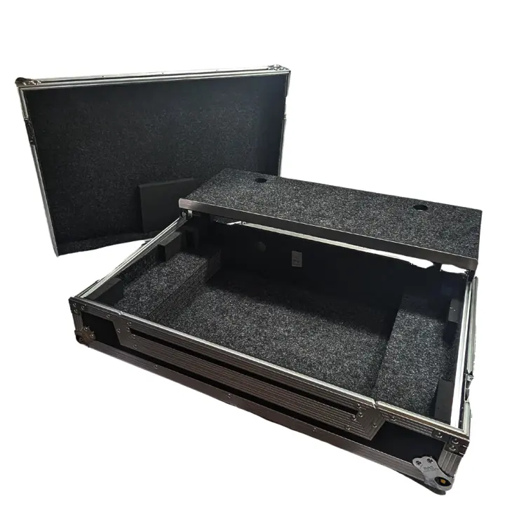 Harmony Cases HCDDJFX10LTW Custom DJ Case with Laptop Tray and Wheels ...