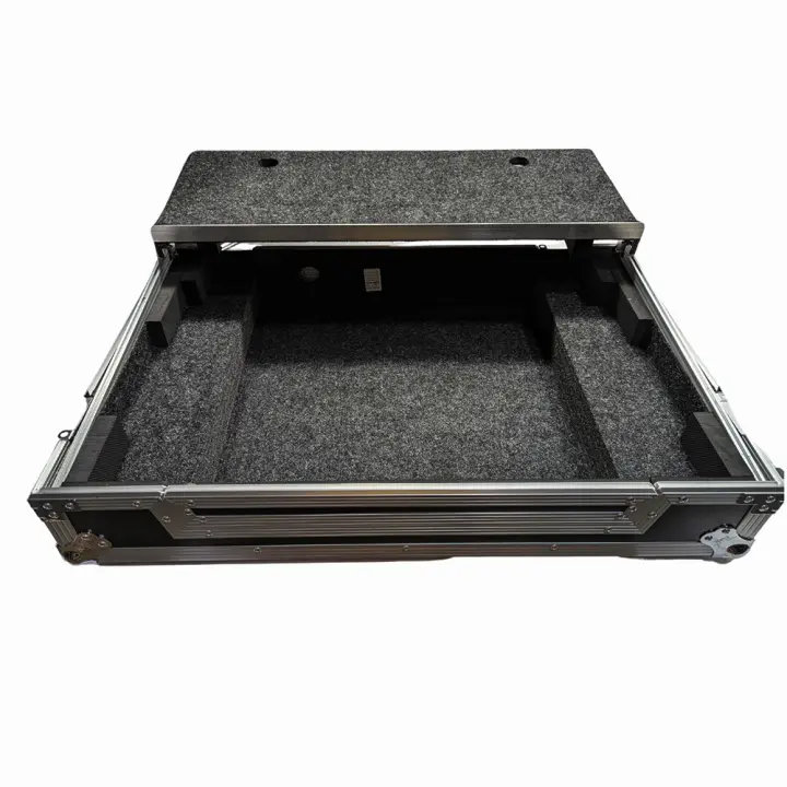 Harmony Cases HCDDJFX10LTW Custom DJ Case with Laptop Tray and Wheels ...