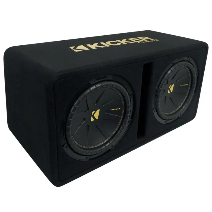 Kicker 50DCWC122 Dual 12 Inch CompC 2 Ohm Subwoofer Trunk/SUV Vented ...