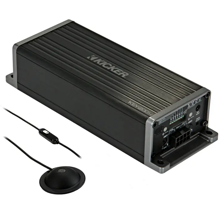 Kicker 47KEY2004 Car Audio Smart DSP 4 Channel Speaker Amplifier 40 ...