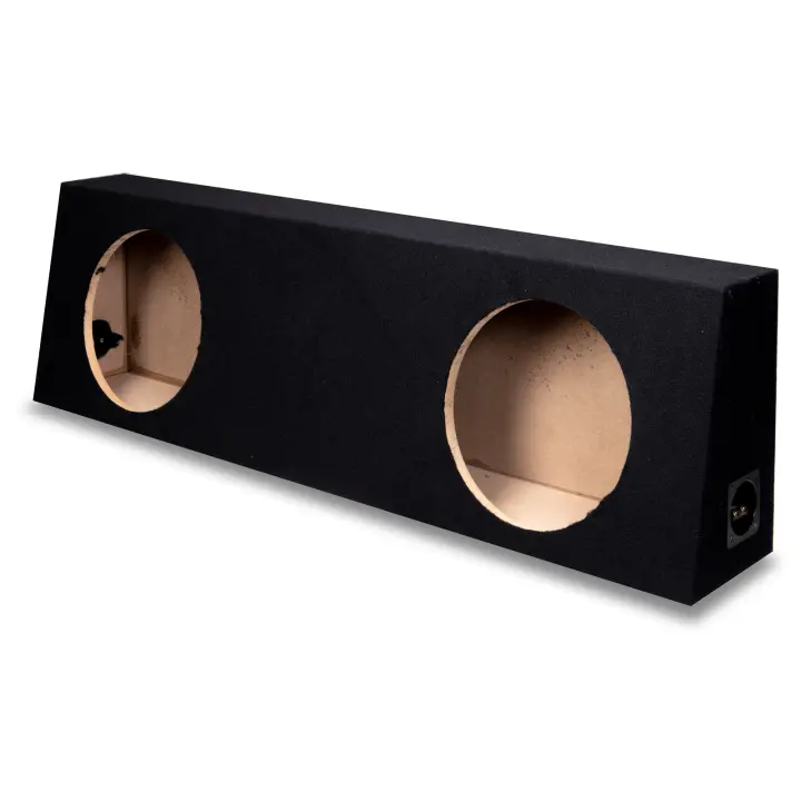Dual 12" Subwoofer Regular Standard Cab Truck Sub Box Enclosure 5/8 ...