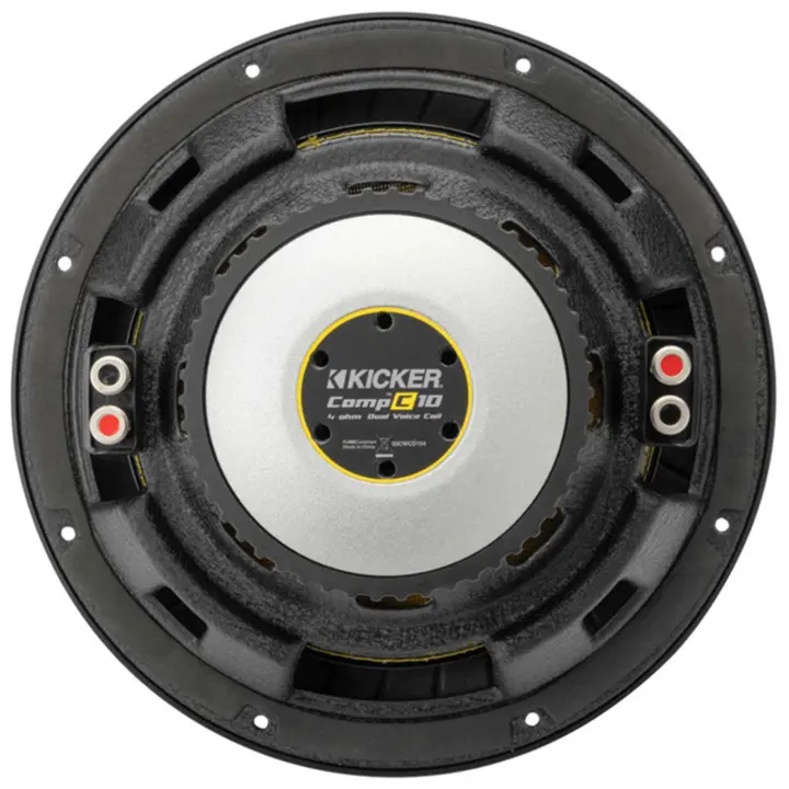 Kicker 50CWCD104 Car Audio CompC Dual 4-Ohm 10 Inch Subwoofer