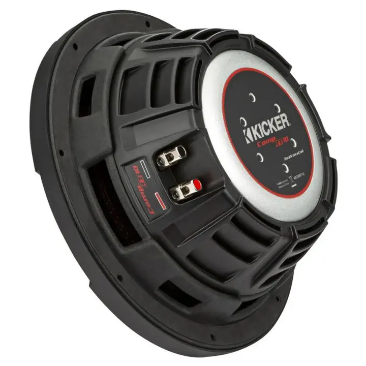 Kicker 48CWRT104 10" 4-Ohm Dual 400(Watts RMS) Voice Coil Design ...