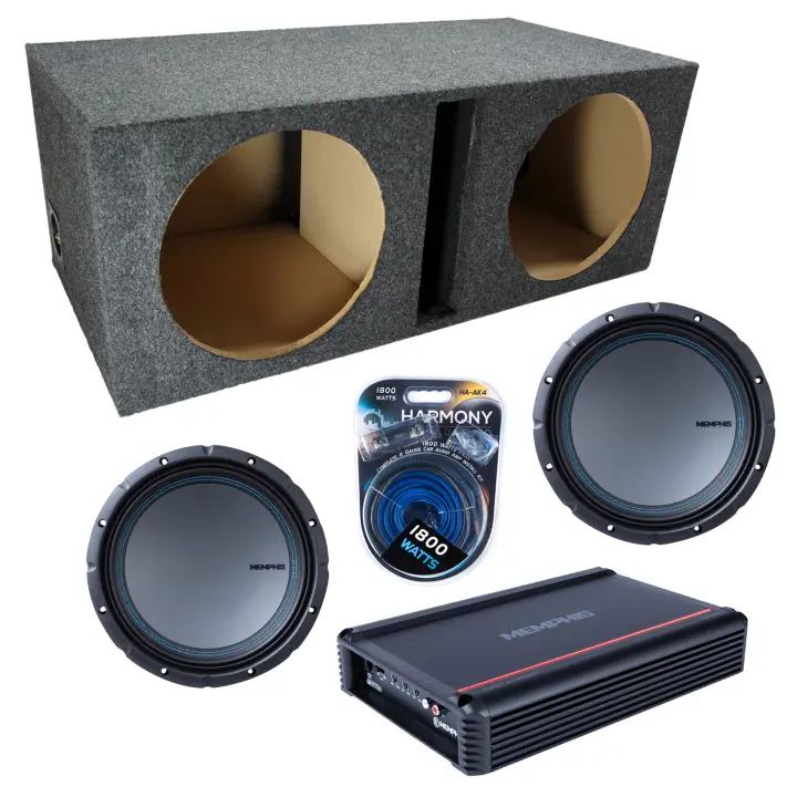 Memphis Audio fits Universal Ported MB1224 Dual 12" Subwoofer 1000W ...