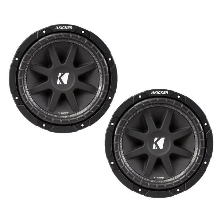 Kicker 43C104 Comp C10 Series 10 Inch Car Audio Subwoofer 150 Watt RMS ...