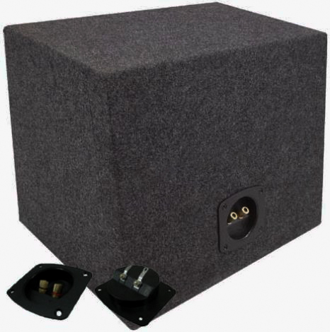 Car Audio Single 15" Sealed Subwoofer Rear Angle Sub Box Enclosure 3/4 ...