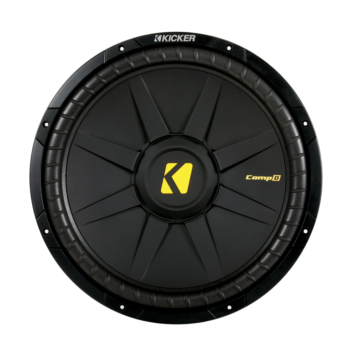 Kicker CWD15 CompD 15" Dual Voice Coil 2 Ohm Subwoofer 1200-Watts Power ...