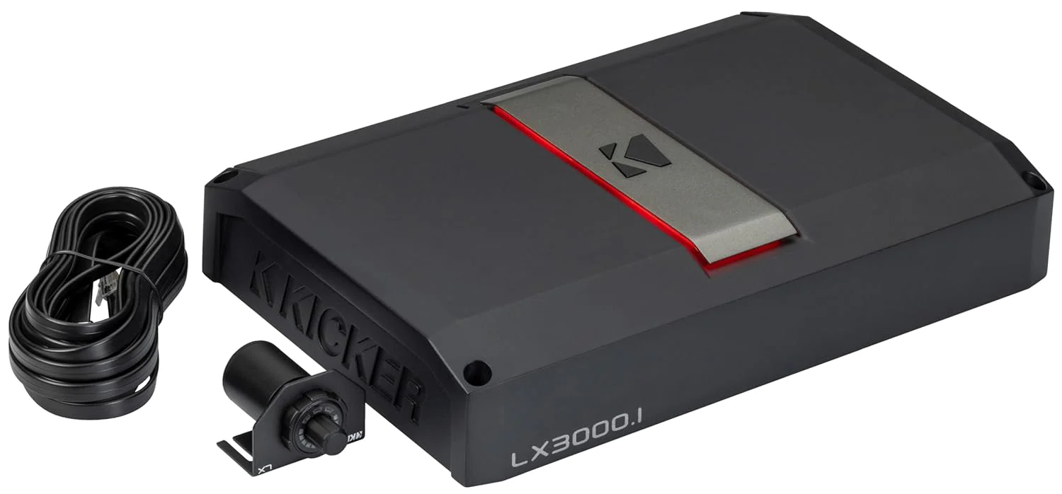Kicker 51LX30001LX Car Audio Monoblock Subwoofer Amplifier 3000 Watt ...
