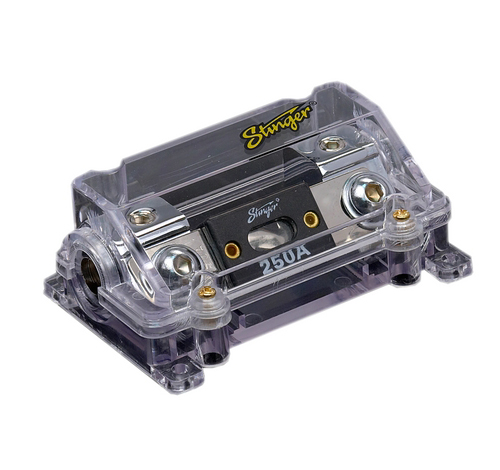 Stinger SPD5202 4 Gauge AWG Nickel Inline Anl Wafer Fuse Holder 4g ...