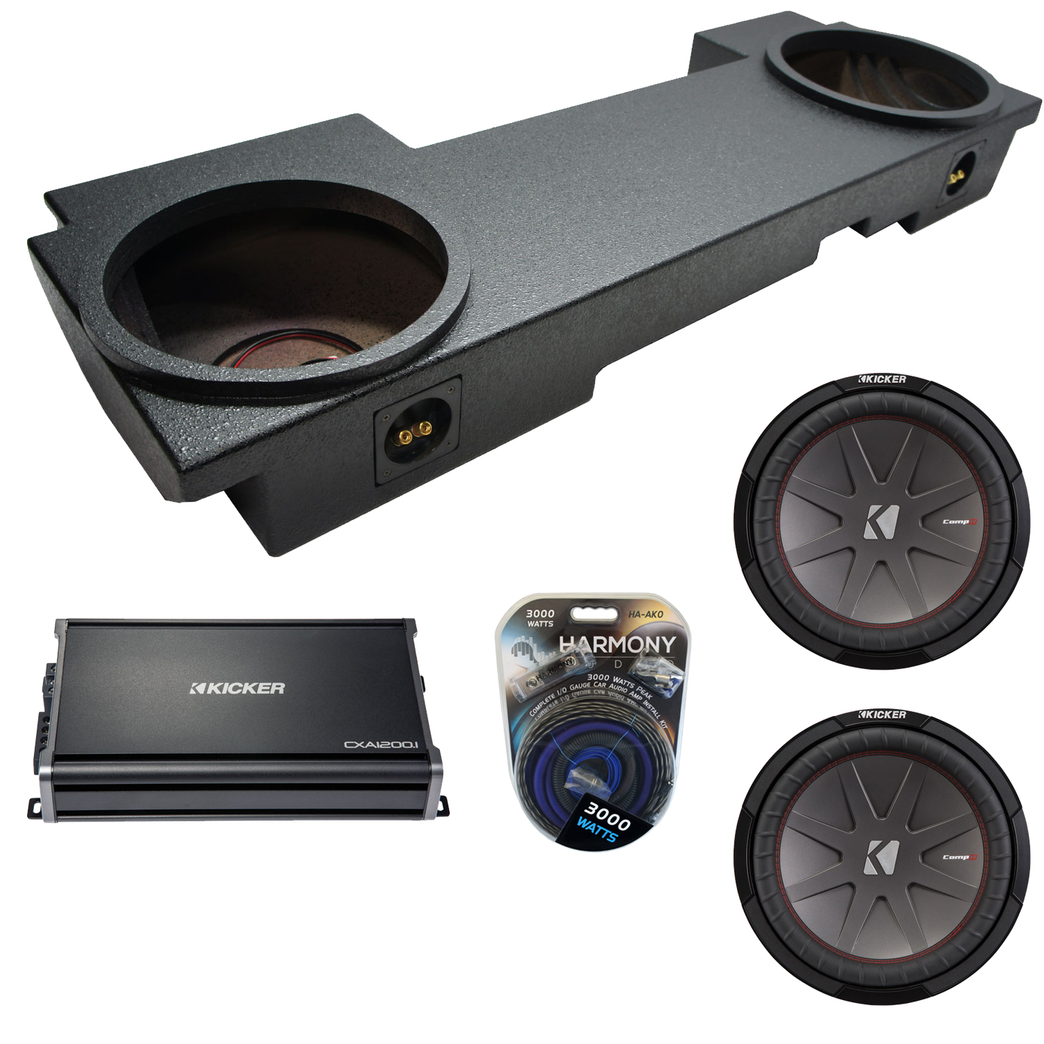 Compatible with 2001-2006 Chevy Silverado HD Crew Truck Kicker CompR ...