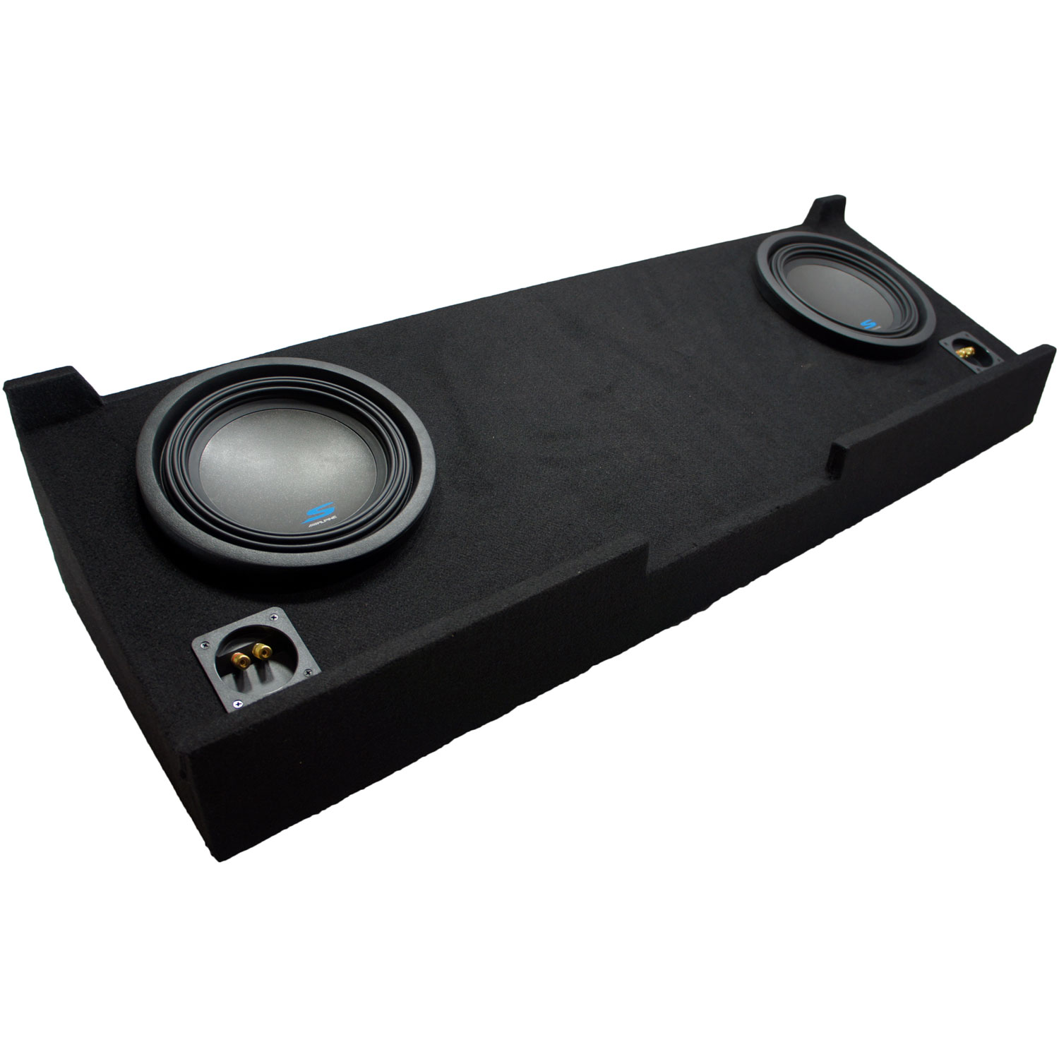 2007-2013 GMC Sierra Crew Cab Truck Alpine Type S S-W10D2 Dual 10" Sub ...