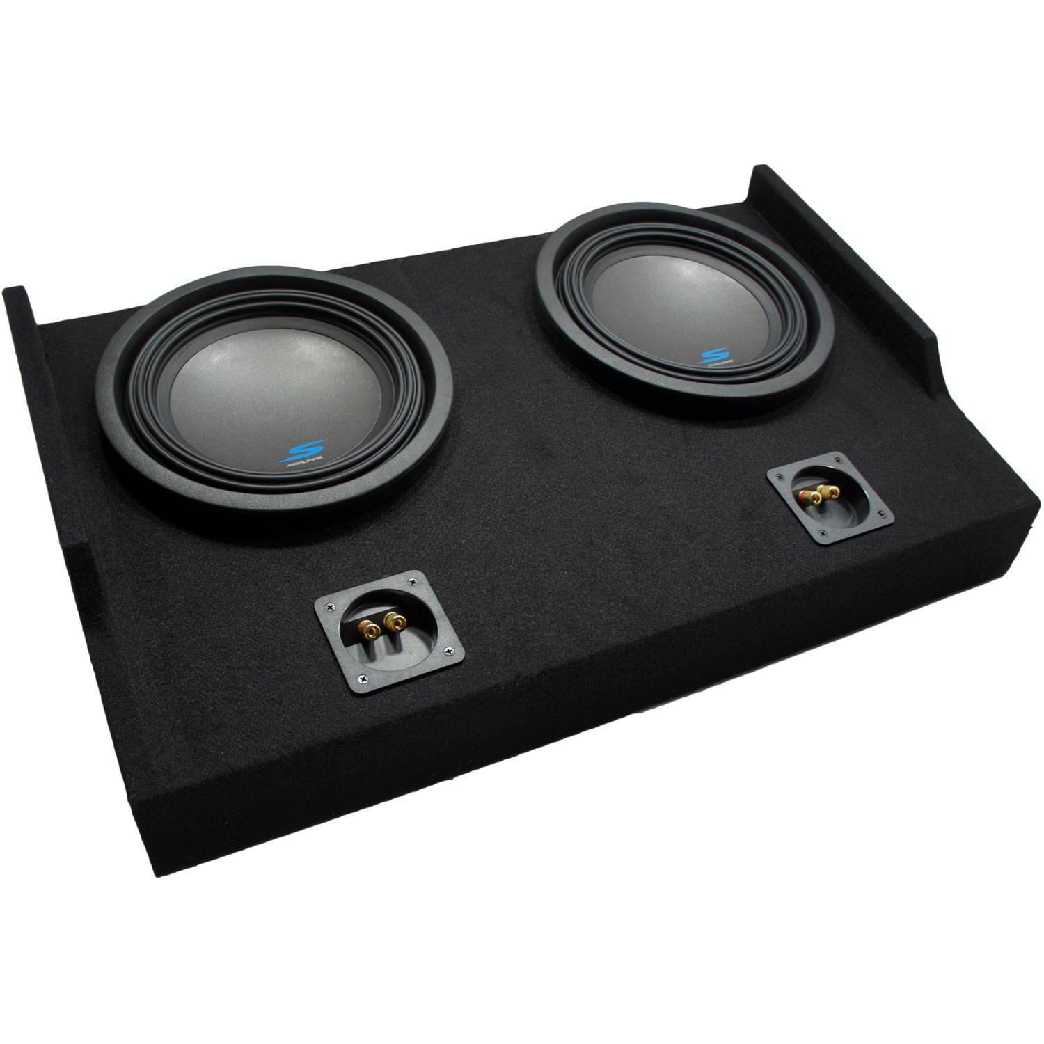 2015 - UP Ford F150 Super Cab Alpine Type S S-W10D2 Dual 10 Custom Sub Box - Final 2 Ohm ...