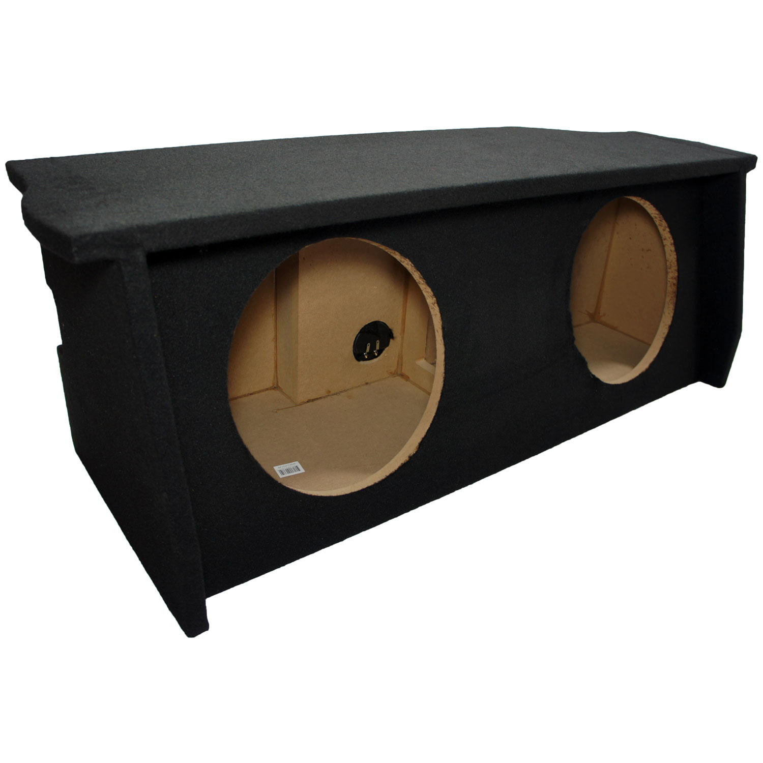 2007-UP Jeep Wrangler 2 Door Dual 12" Sub Box Subwoofer Enclosure with ...