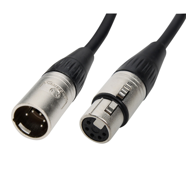 Blizzard DMX-5PIN-FEMALE-TURN 1' 3-Pin Male to 5-Pin Female Cable ...